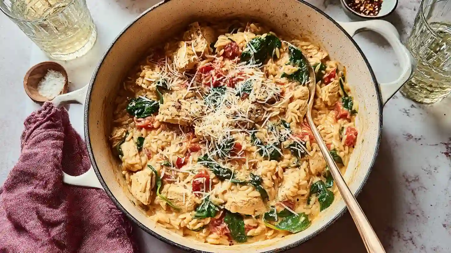 The Best One-Pan Chicken Orzo Recipe: Easy 15-Minute Prep